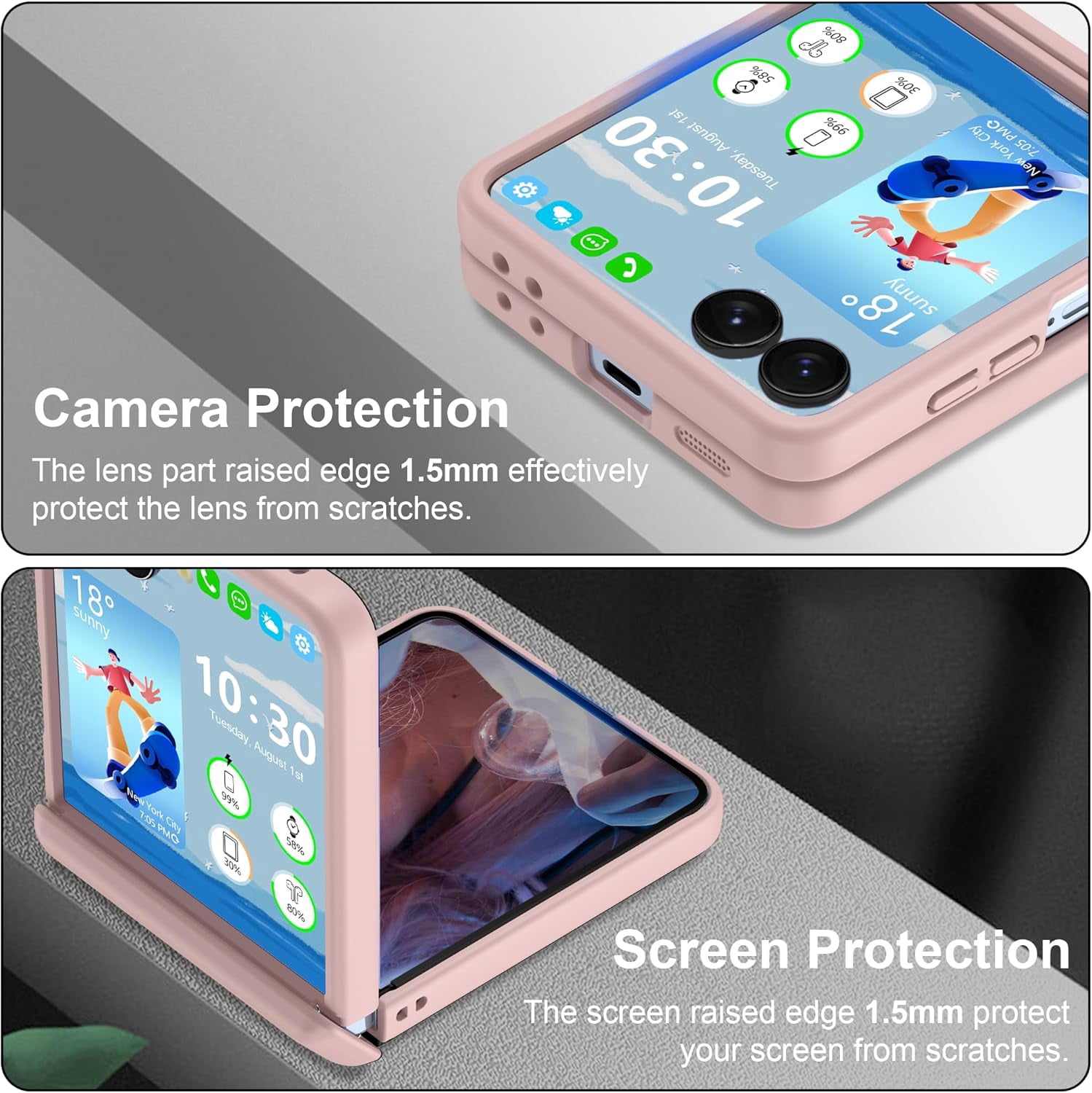 JUJHGRF-Designed for Samsung Galaxy Z Flip 7 Case Magnetic [Compatible ...