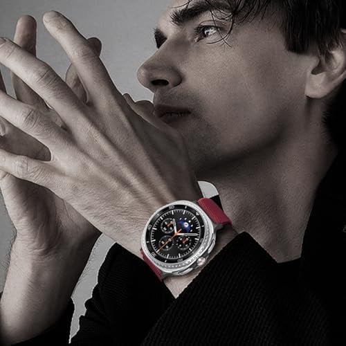 JUJHGRF-Elastic Nylon Magnetic Bands for Samsung Galaxy Watch 8 Band ...