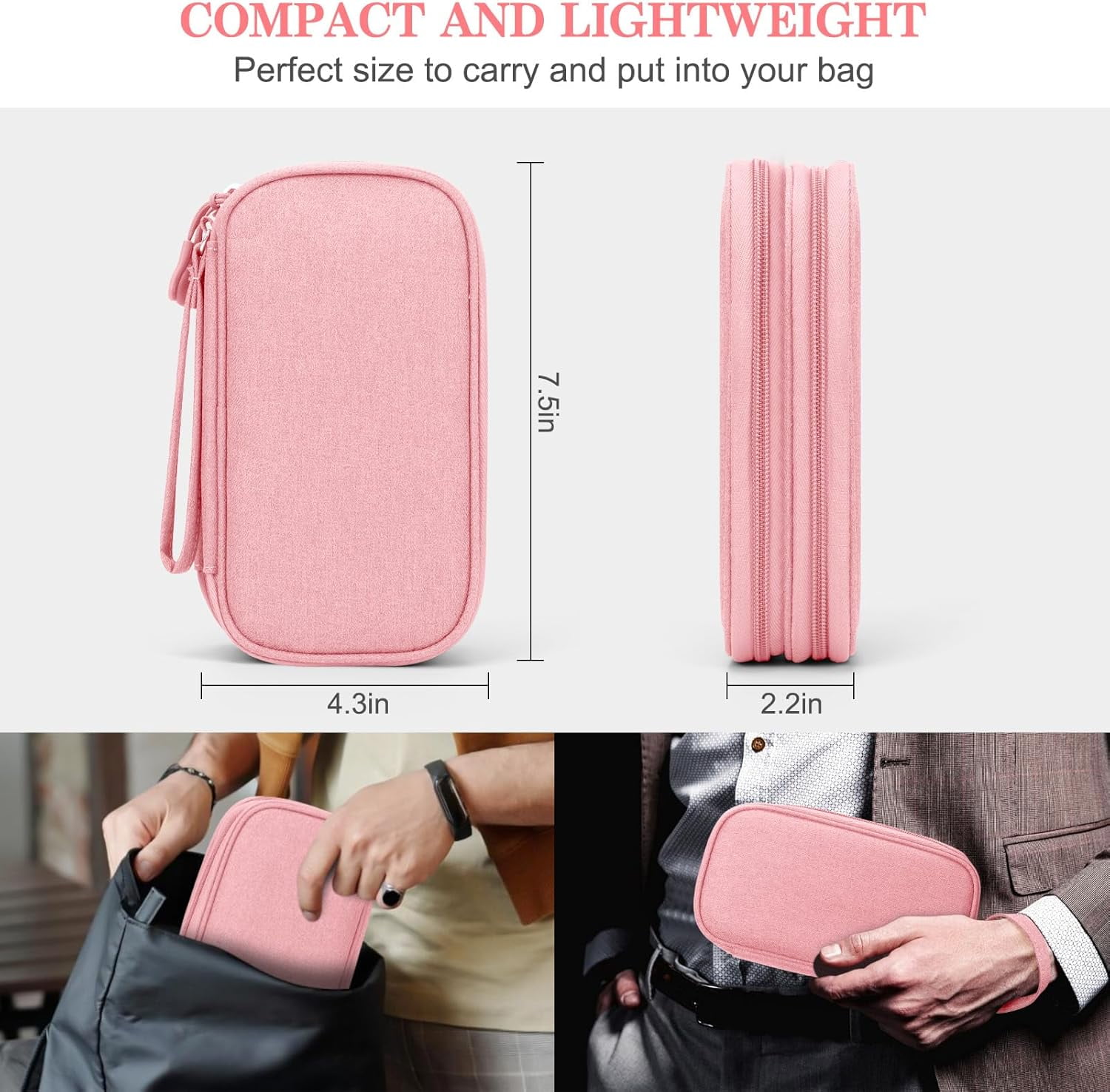 JUJHGRF-Electronic Organizer, Travel Bag, Pouch, Carry Case Portable ...