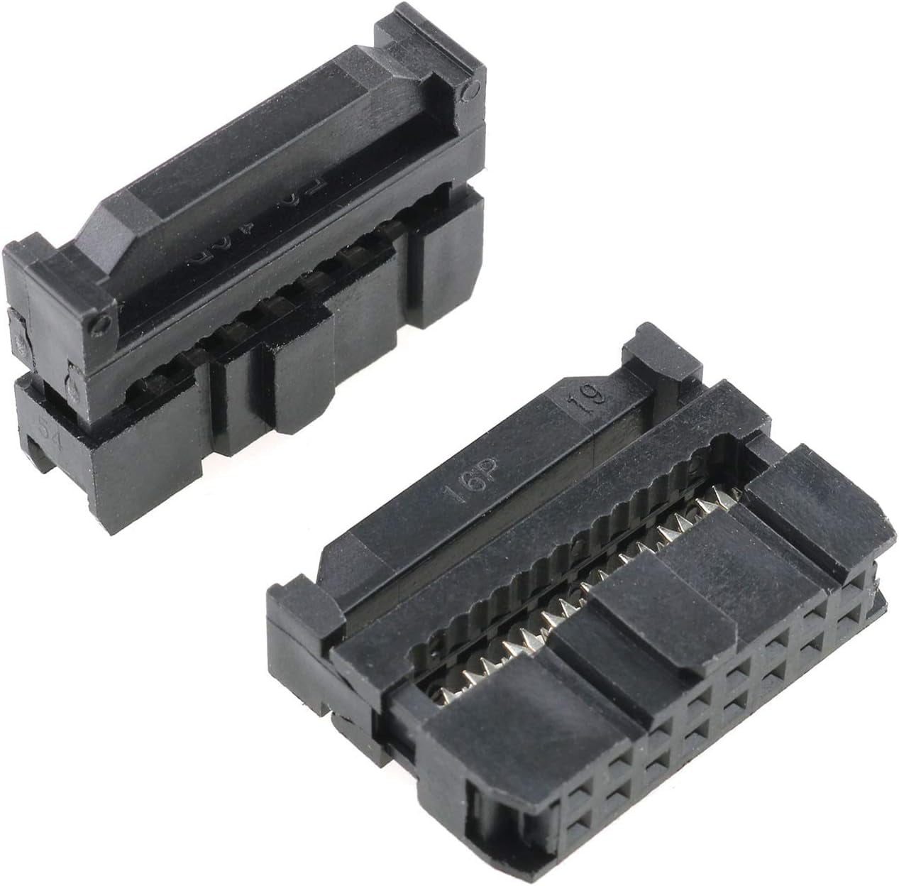 JUJHGRF-FC-16P IDC Socket Connector 25PCS 2x8 Pin 16Pin 2.54mm Pitch ...