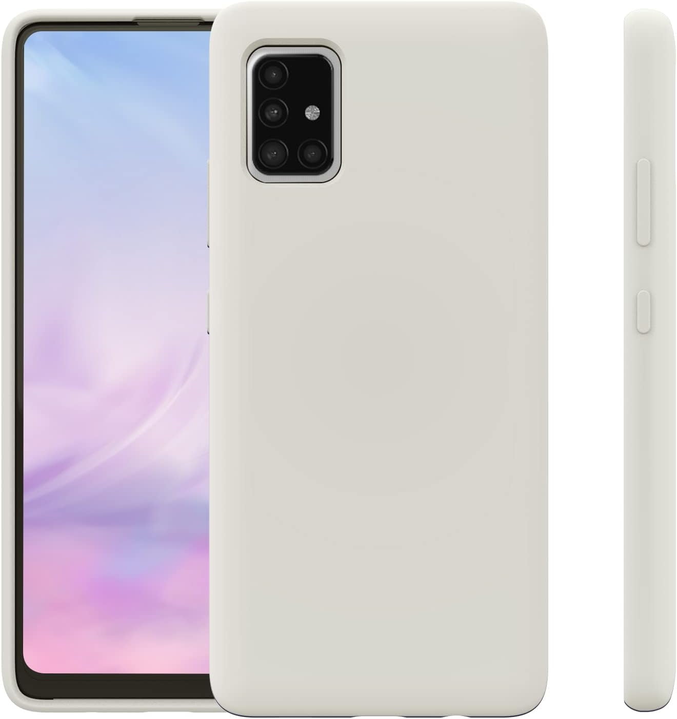 JUJHGRF-Galaxy A71 5G Case,Liquid Silicone Case Soft Silicone Gel ...