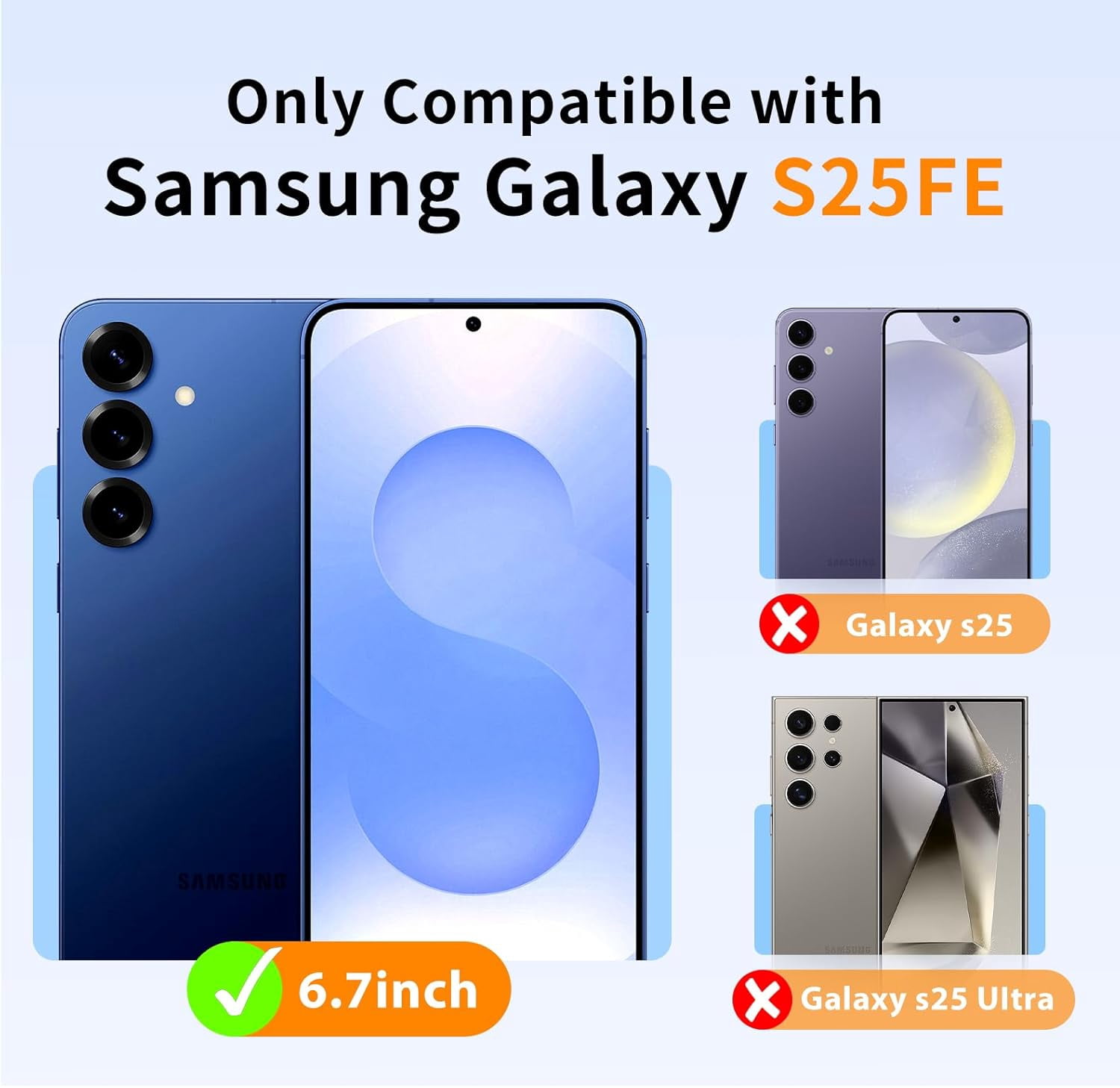 JUJHGRF-Hualele Magnetic for Samsung Galaxy S25 FE Case, Compatible ...