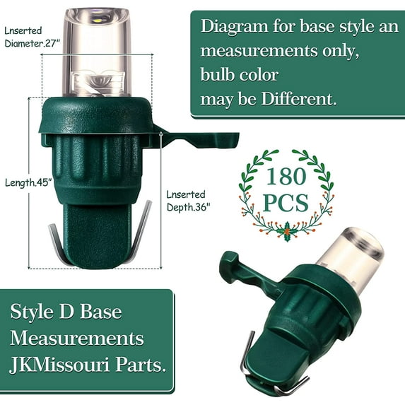 JUJHGRF-LED 5 mm Christmas String Lights Replacement Bulbs LED Wide ...