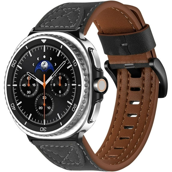 JUJHGRF-Leather Band Compatible SAMSUNG Galaxy Watch 8 40mm 44mm/8 ...