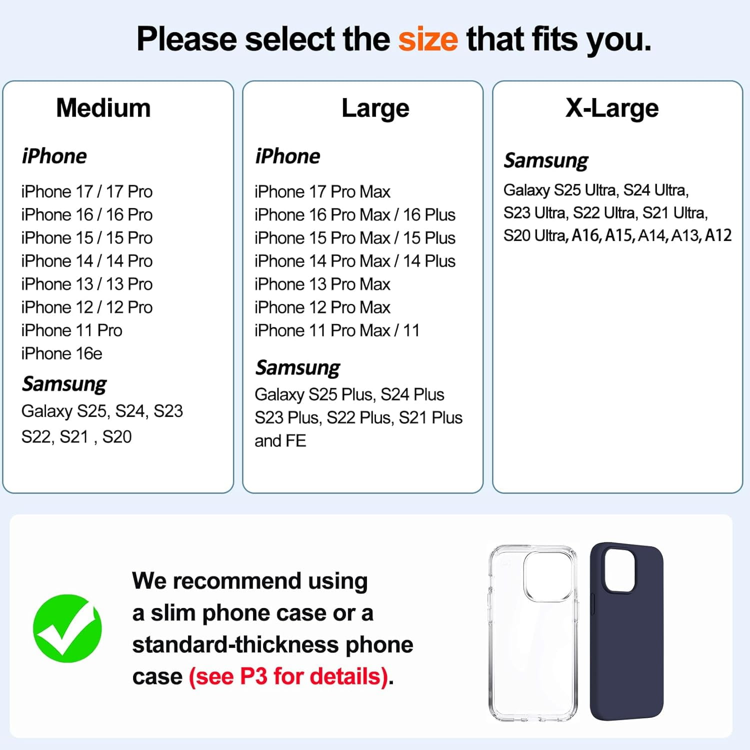 JUJHGRF-Leather Cell Phone Holster with Card Holder and Belt Clip ...