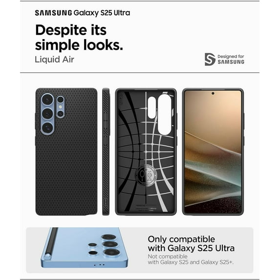 JUJHGRF-Liquid Air Designed for Galaxy S25 Ultra Case (2025) [No Magnet ...
