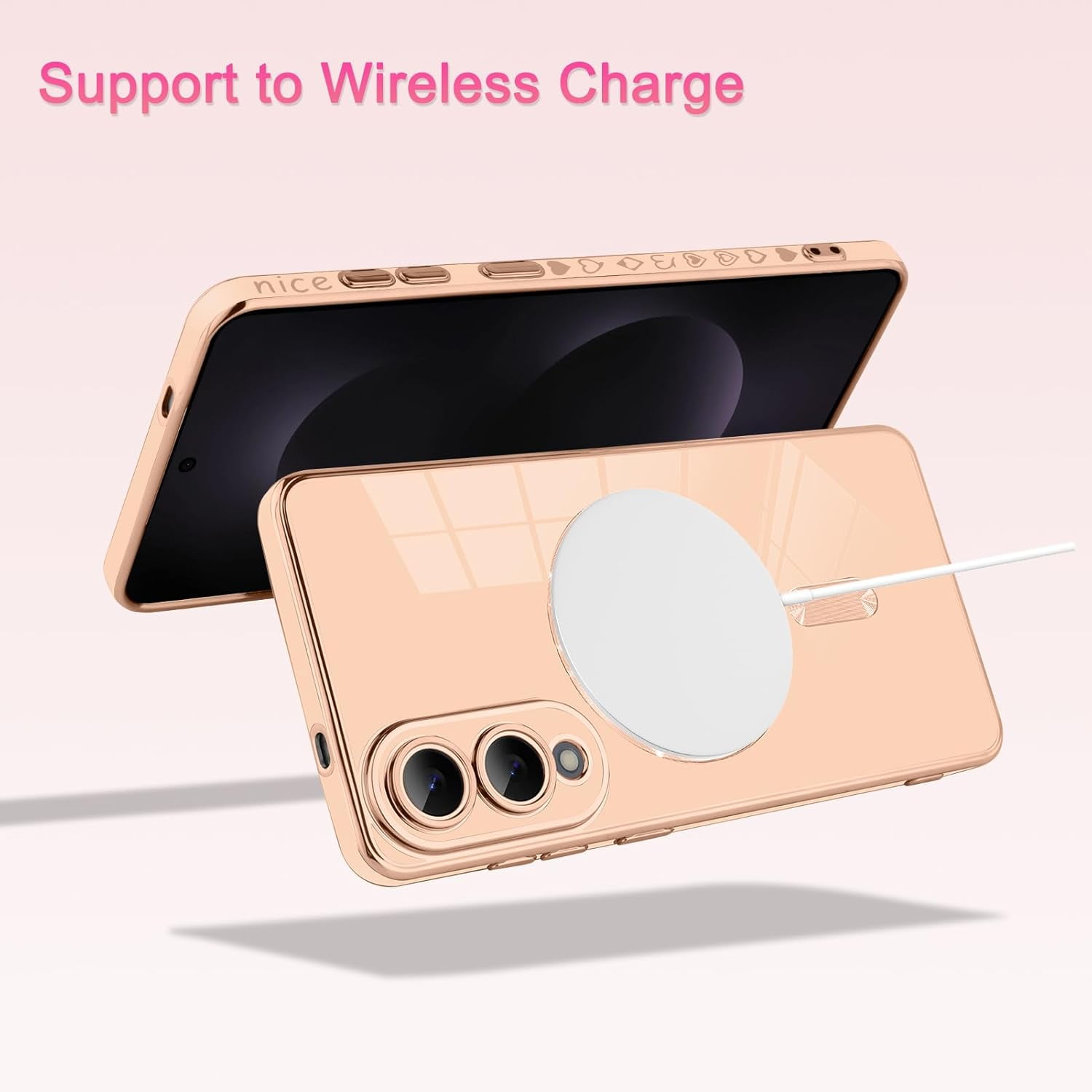 JUJHGRF-Magnetic Case Made for Samsung Galaxy S25 Edge [Wireless ...