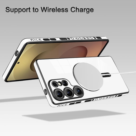 JUJHGRF-Magnetic Case Made for Samsung Galaxy S25 Ultra [Wireless ...