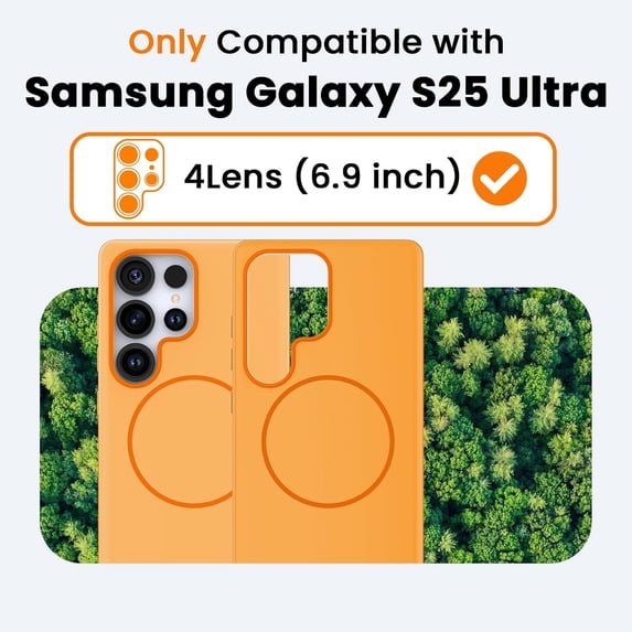 JUJHGRF-Magnetic Case for Samsung Galaxy S25 Ultra, [Military-Grade ...