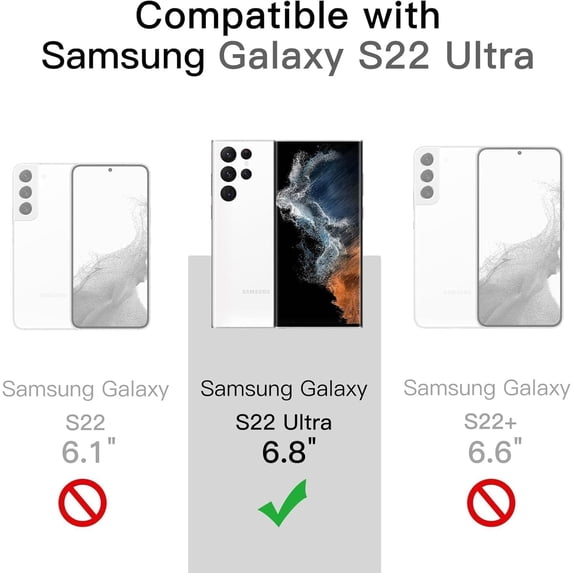 JUJHGRF-Magnetic for Samsung Galaxy S22-Ultra Case, Pink | Compatible ...