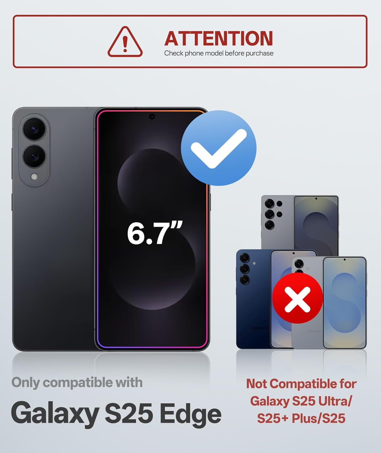 JUJHGRF-Magnetic for Samsung Galaxy S25 Edge Case, Built-in Stand ...