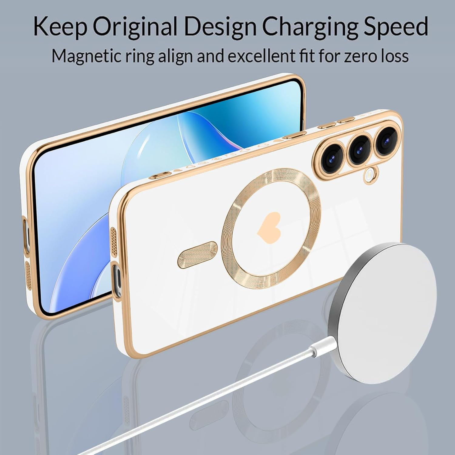 JUJHGRF-Magnetic for Samsung Galaxy S25 Plus Case [Compatible with ...