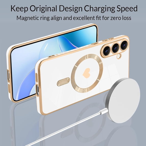JUJHGRF-Magnetic for Samsung Galaxy S25 Plus Case [Compatible with ...