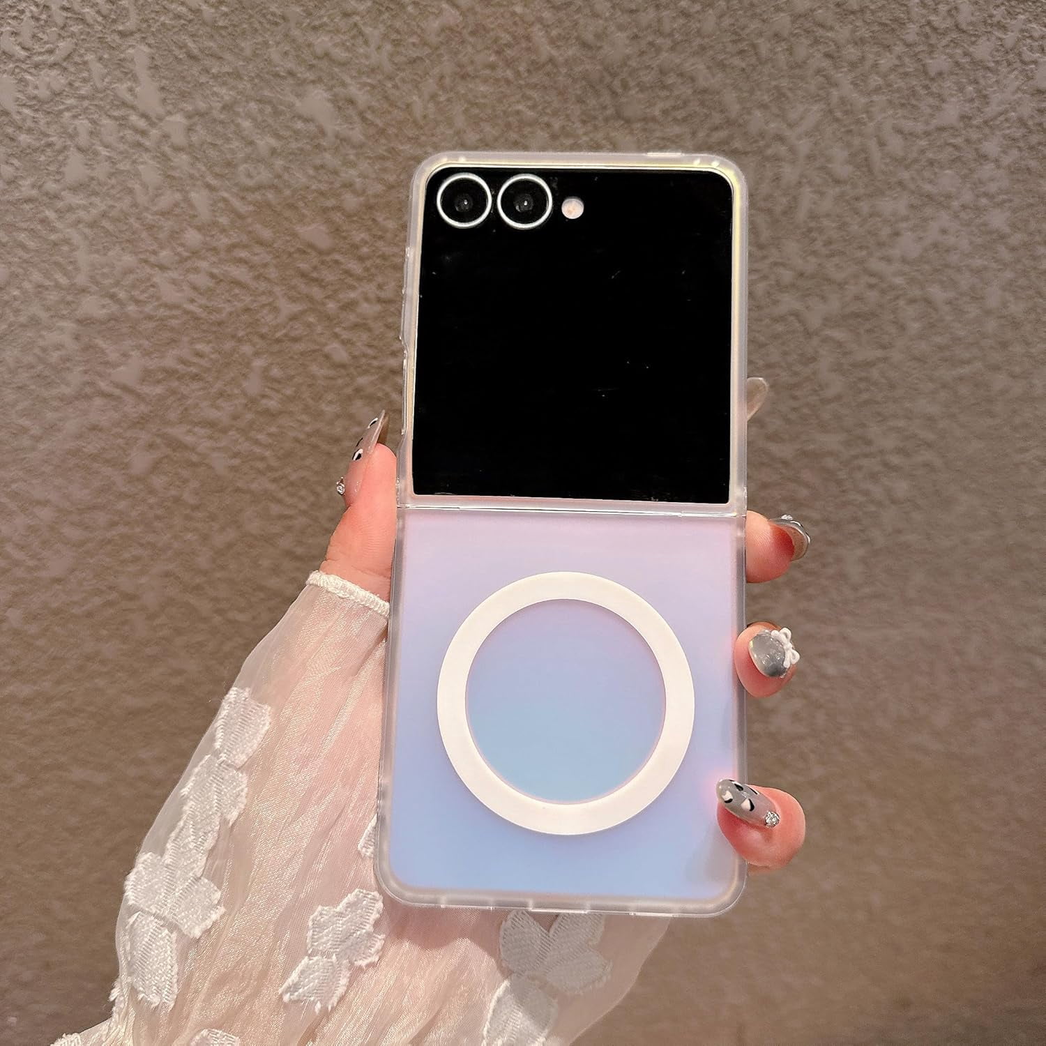 JUJHGRF-Magnetic for Samsung Galaxy Z Flip 6/Flip 5 Case Women Girls ...