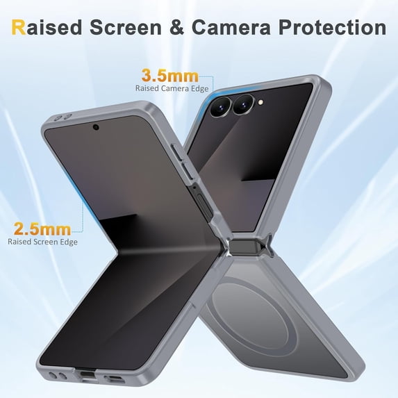 JUJHGRF-Magnetic for Samsung Galaxy Z Flip 7 Case Compatible with ...