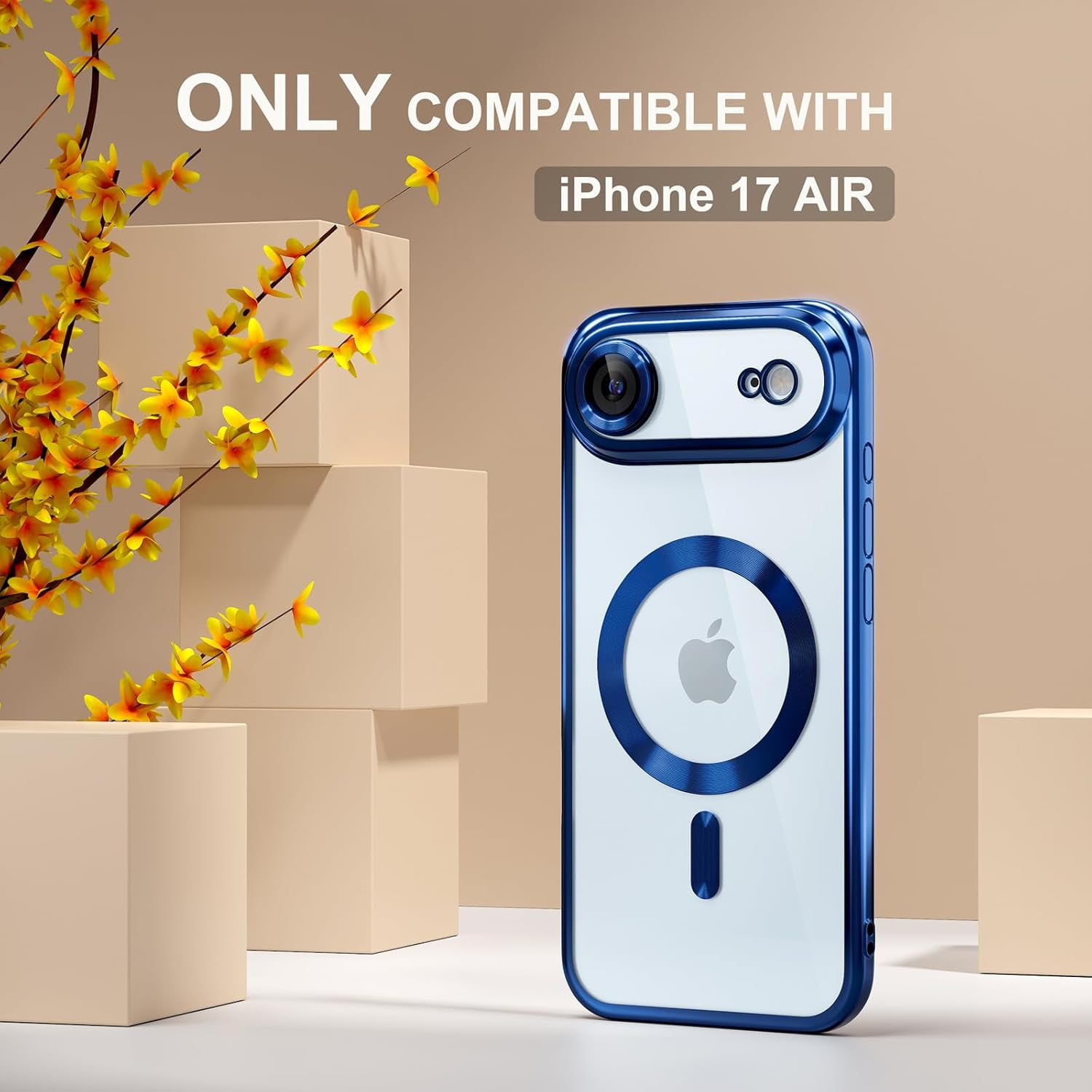 JUJHGRF-Magnetic for iPhone 17 Air Case Compatible with MagSafe [Never ...