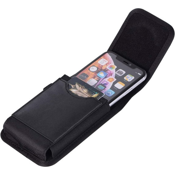 JUJHGRF-Nylon Cell Phone Holster Belt Case Pouch Holder Magnetic Cover ...