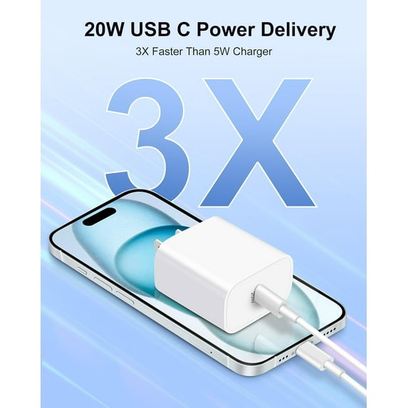 JUJHGRF-Pixel 10/9/8/7/6/5/4 Fast Charger, 2Pack 20W USB C Charging ...