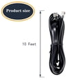 JUJHGRF-RJ12 Cable Phone Cord RJ12 6P6C Male to Male Straight Wired for ...