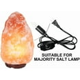JUJHGRF-Salt Lamp Cord Replacement 1 Pack with Dimmer Switch 5 feet ...