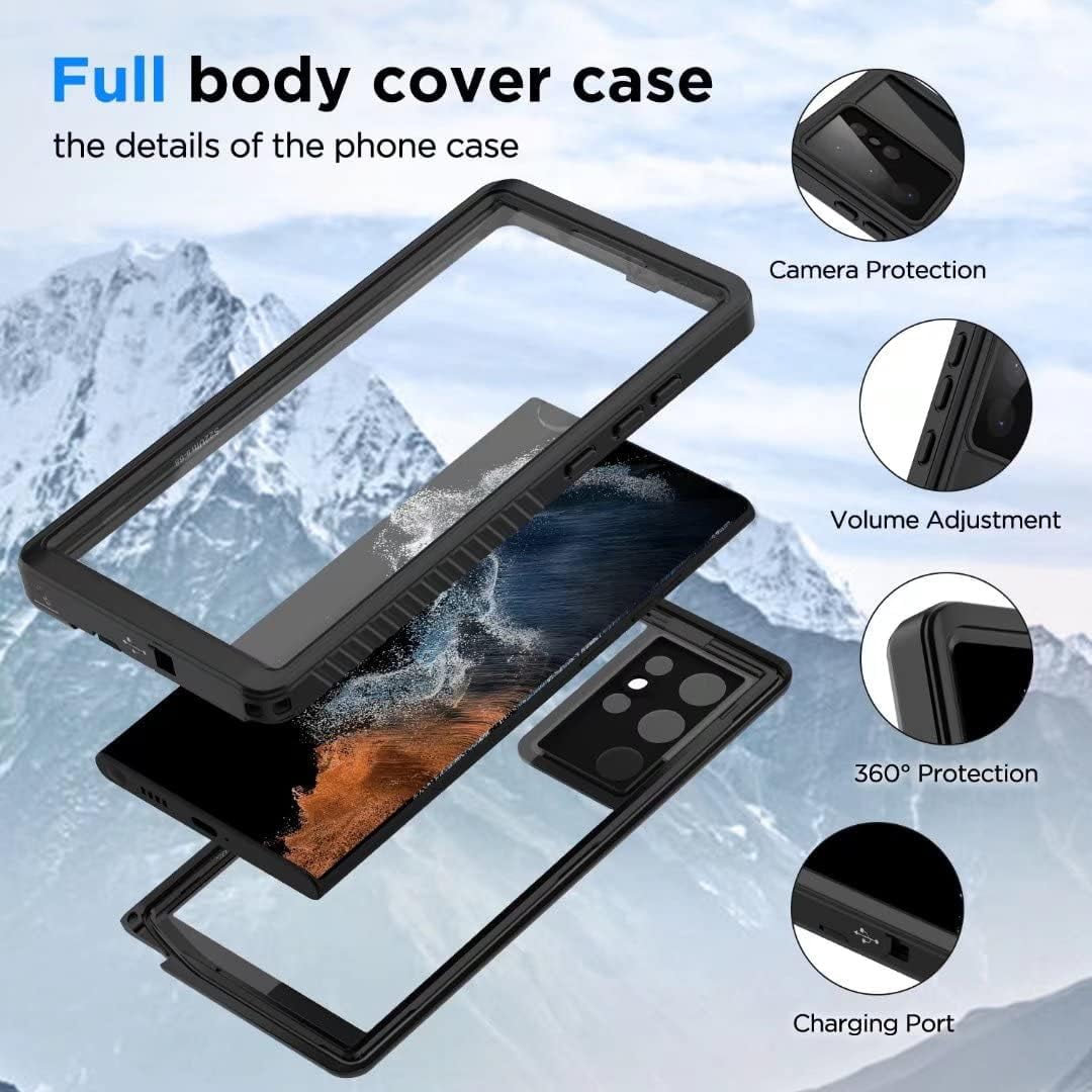 JUJHGRF-Samsung Galaxy S22 Ultra Case, Samsung S22 Ultra Waterproof ...