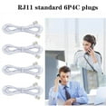 JUJHGRF-Telephone landline Extension Cord Cable, Cord with Standard RJ ...