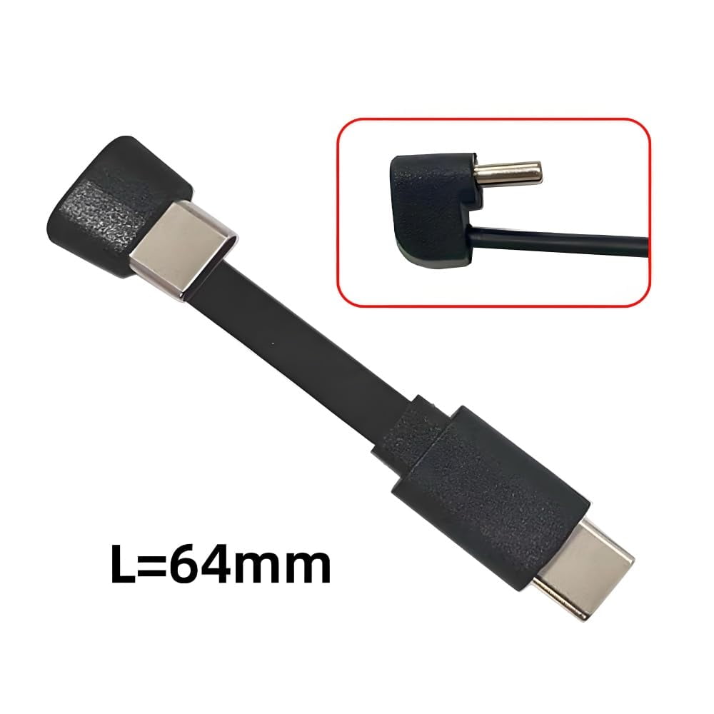 JUJHGRF-USB-C Ultra Slim Flat Type-C Male to Female Extension Power ...