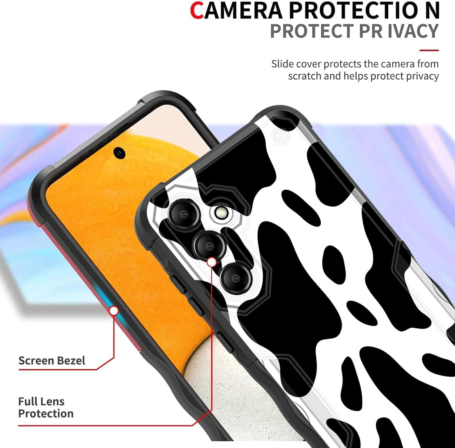 JUJHGRF-for Galaxy S24 FE Case,[Dual Layer][10 FT Military Grade Drop ...