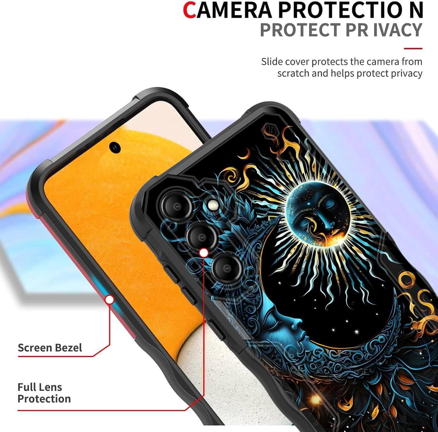 JUJHGRF-for Galaxy S24 FE Case,[Dual Layer][10 FT Military Grade Drop ...