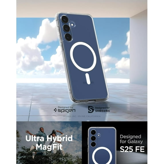JUJHGRF-for Galaxy S25 FE Case, Ultra Hybrid MagFit (2025) [Military ...