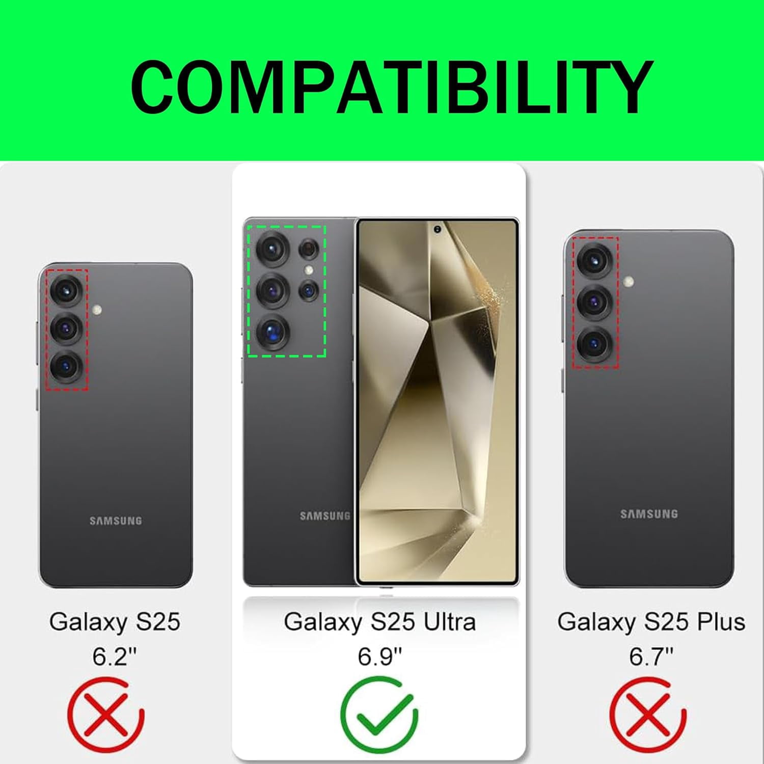 JUJHGRF-for S25 Ultra Case, [Military Grade] 3 in 1 Full Body ...