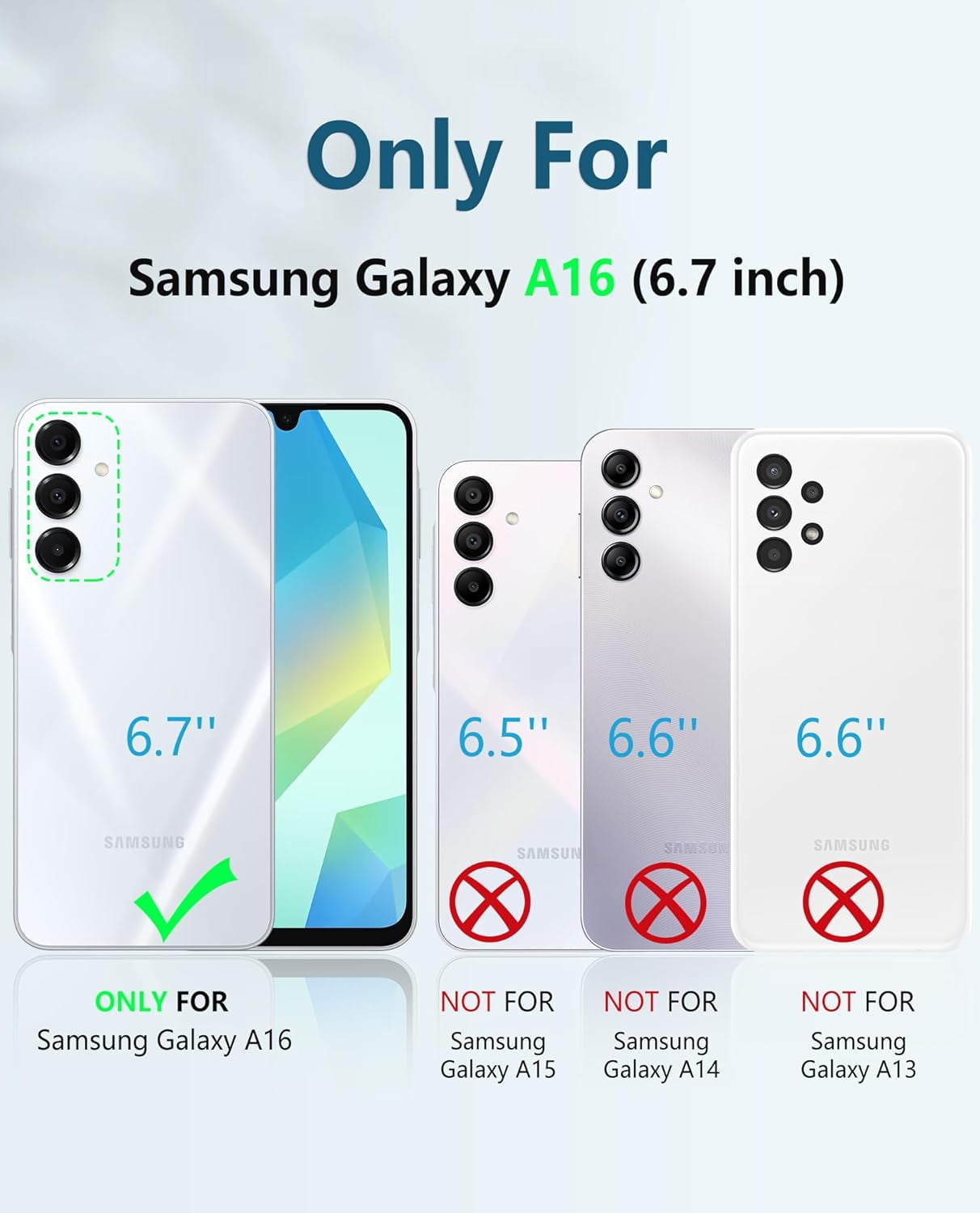 JUJHGRF-for Samsung Galaxy A16 5G Case: with [Built-in Screen Protector ...