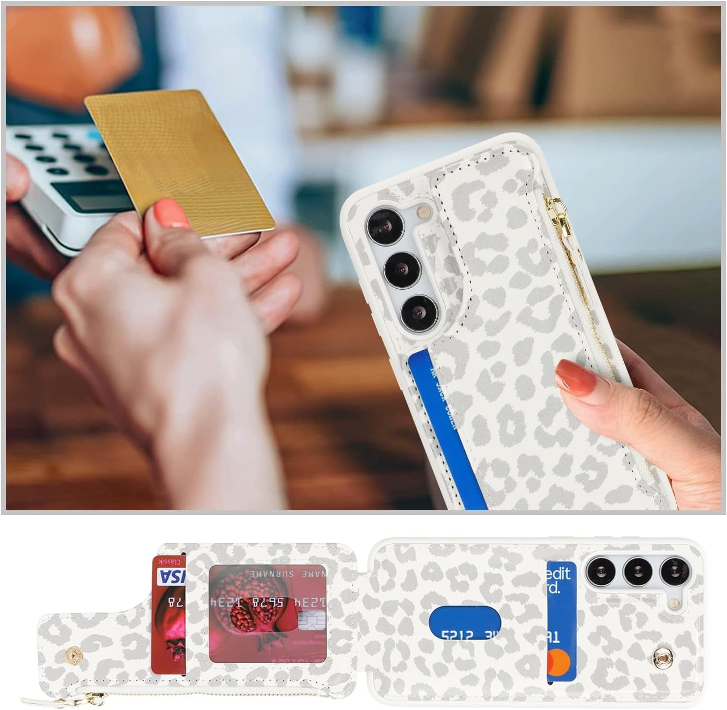 JUJHGRF-for Samsung Galaxy S23 Case Wallet, for Galaxy S23 Wallet Case ...