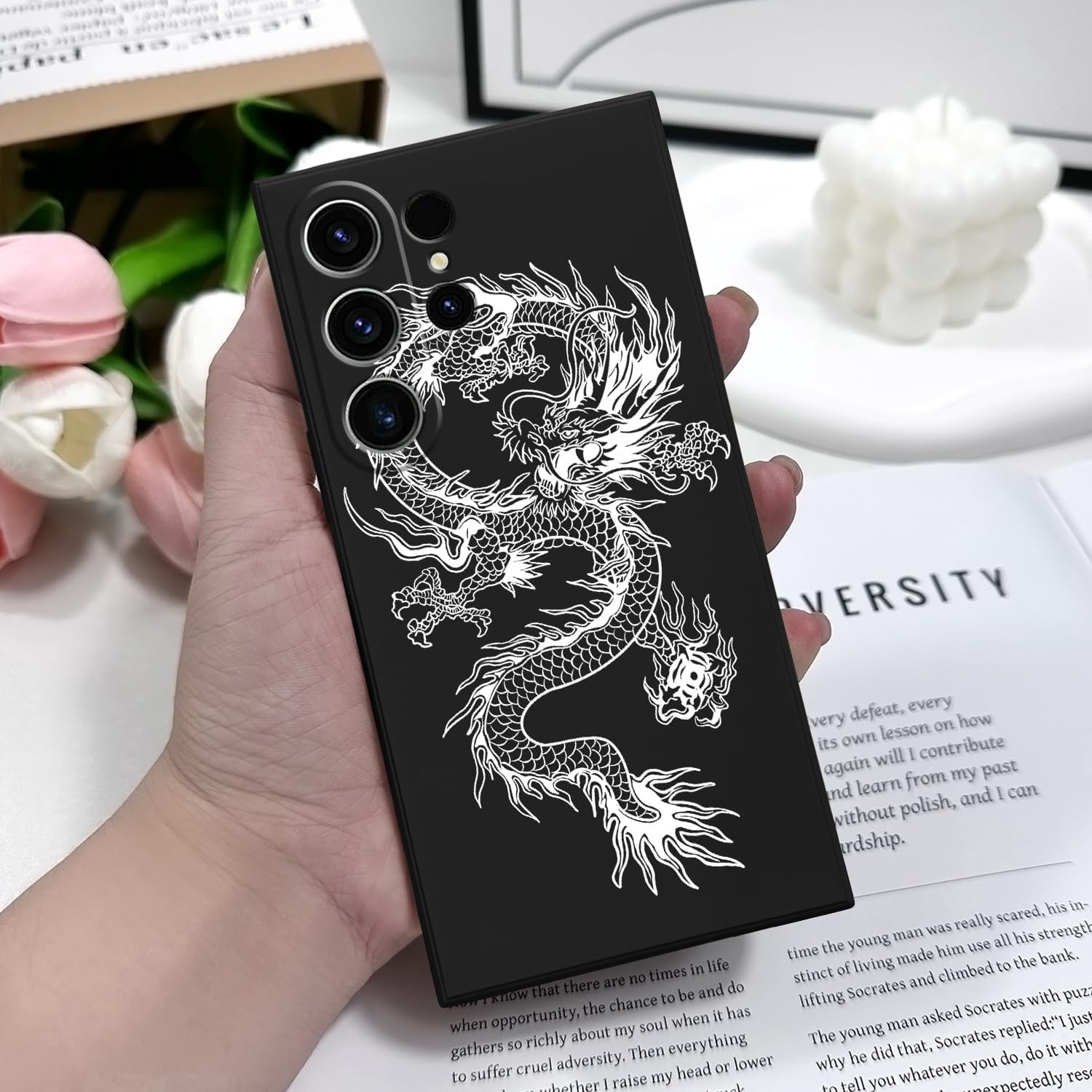 JUJHGRF-for Samsung Galaxy S23 Ultra Case, Creative Pattern Ultra Thin ...