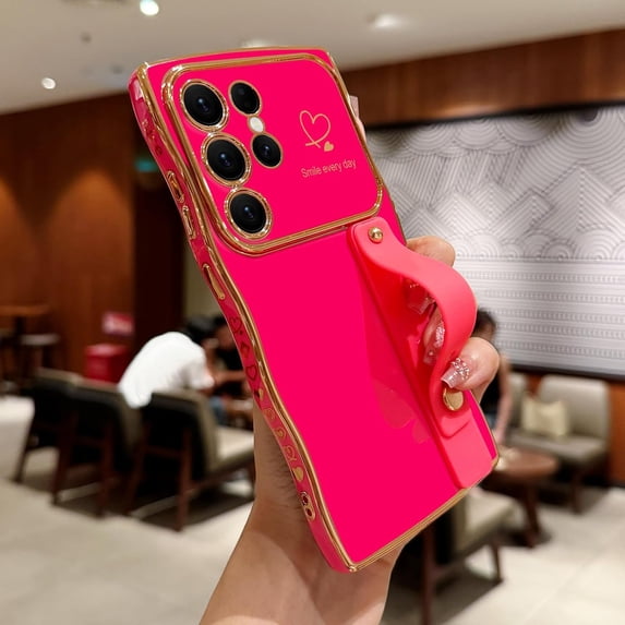 JUJHGRF-for Samsung Galaxy S23 Ultra Case for Women Girls Strap Cute ...