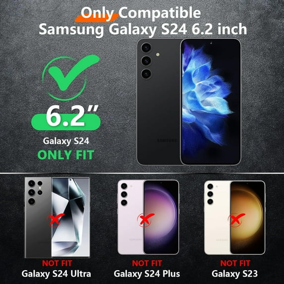 JUJHGRF-for Samsung Galaxy S24 Case, [Military Grade Drop Protection ...