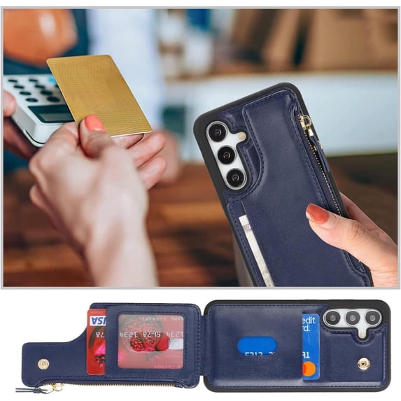 JUJHGRF-for Samsung Galaxy S24 Case Wallet, for Galaxy S24 Wallet Case ...