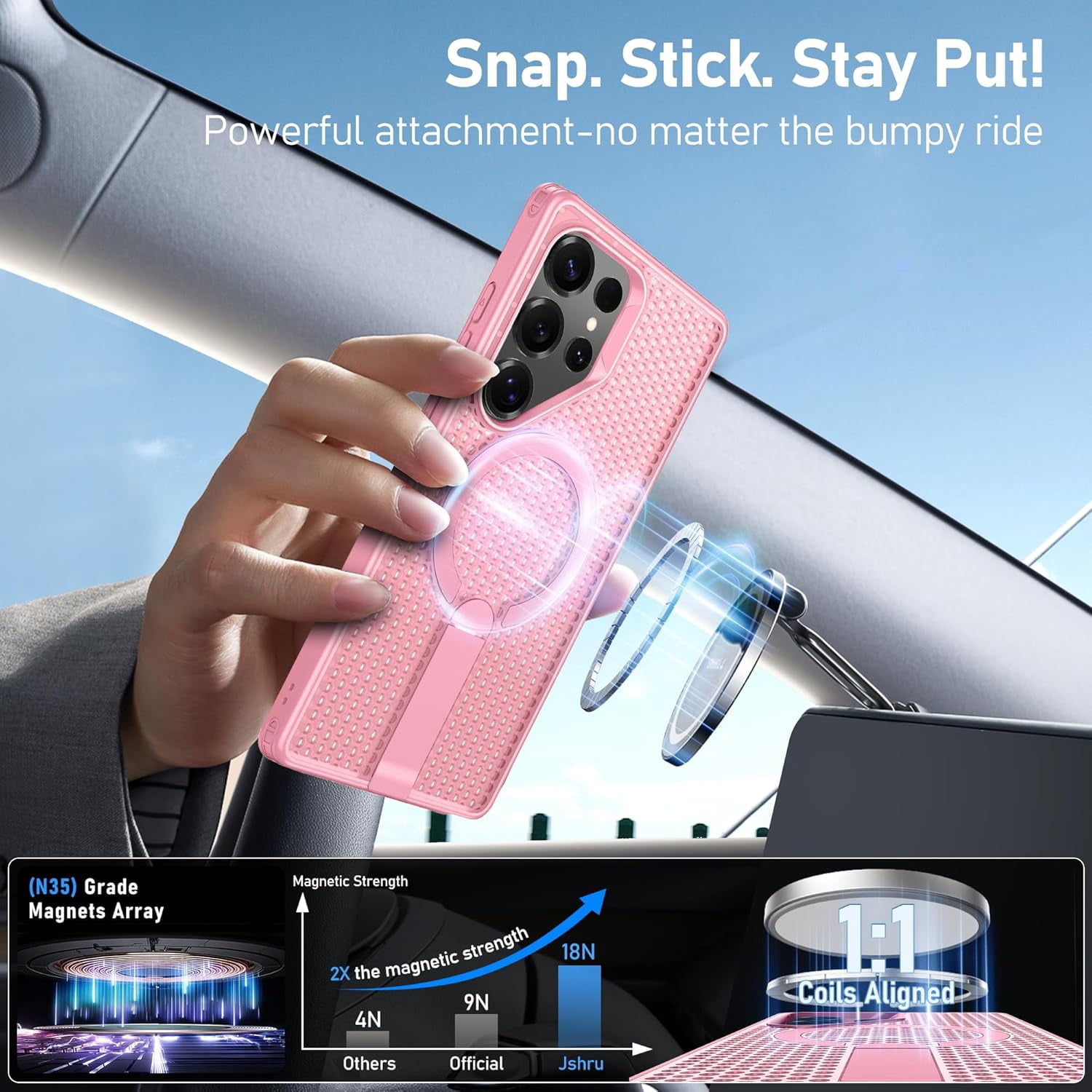 JUJHGRF-for Samsung Galaxy S25-Ultra Case with HD Screen Protectors X2 ...