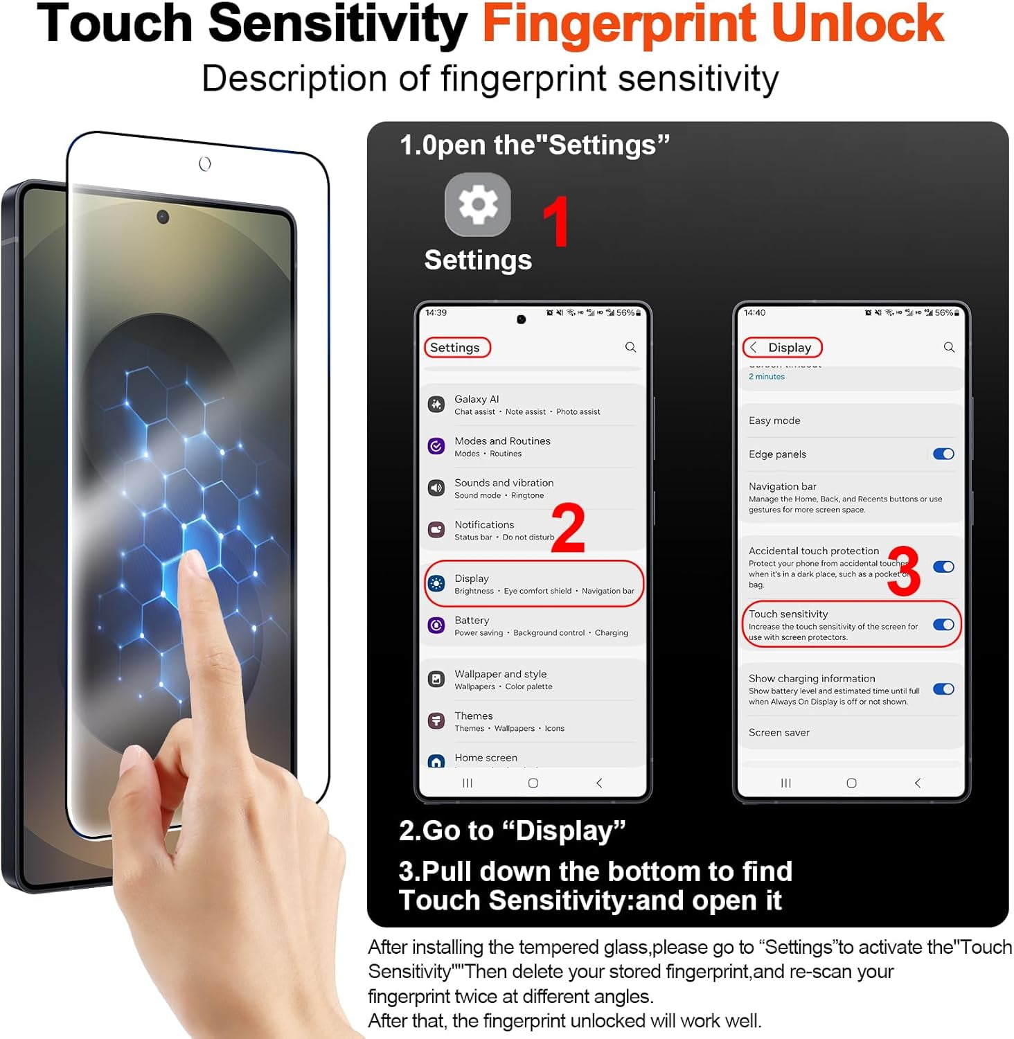 JUJHGRF-for Samsung Galaxy S25 Ultra Case with Magnetic,[Compatible ...