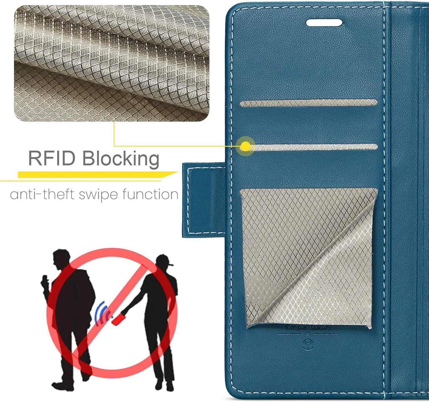 JUJHGRF-for Samsung Galaxy Z Fold 6 Case, Premium PU Leather Wallet ...