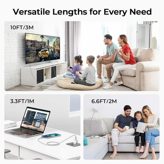 JUJHGRF-for iPhone 17 Air 16 Car Charging Cable 3.3FT 2Pack,USB C ...