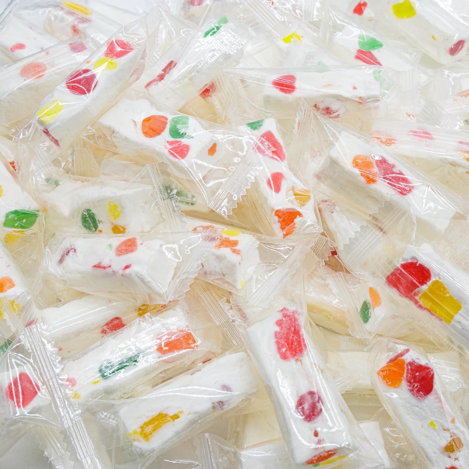 JUJUBE NOUGAT Candy 1 lb – with Jelly Fruit Pieces, No Trans Fats, No ...