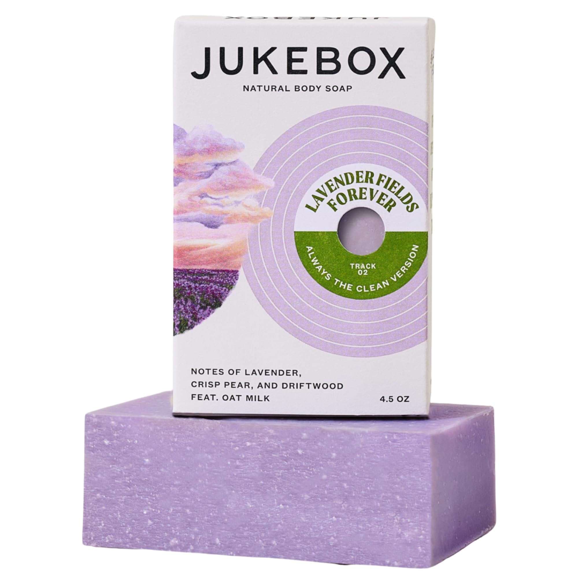 JUKEBOX Soap, Lavender Fields SBF3 Forever, Natural Bar Soap Cold ...