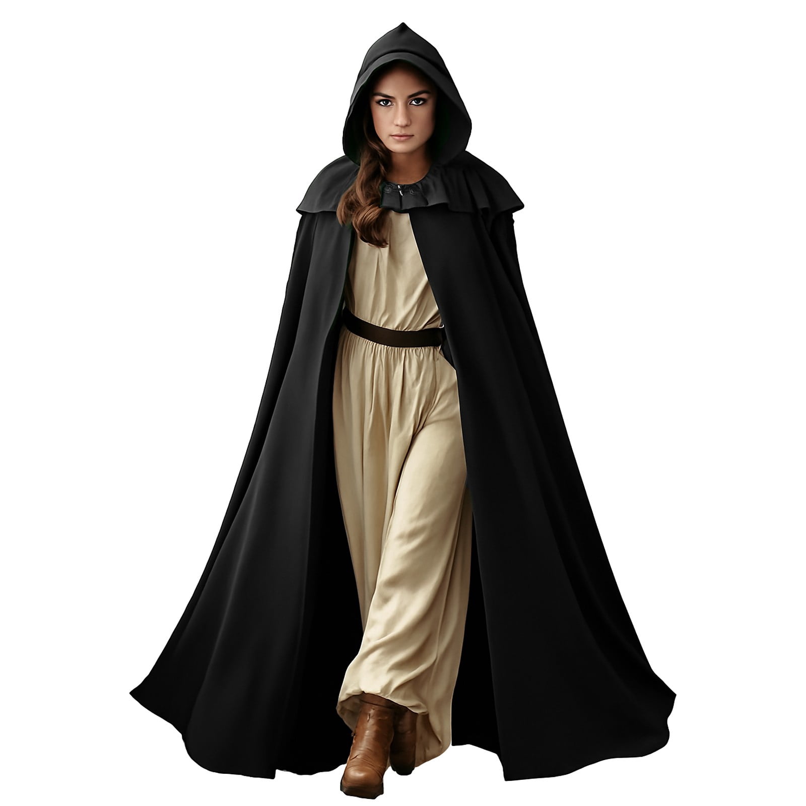 JULMCOMO 2025 women Halloween Hooded Cloak for Cosplay, Scary Vampire ...