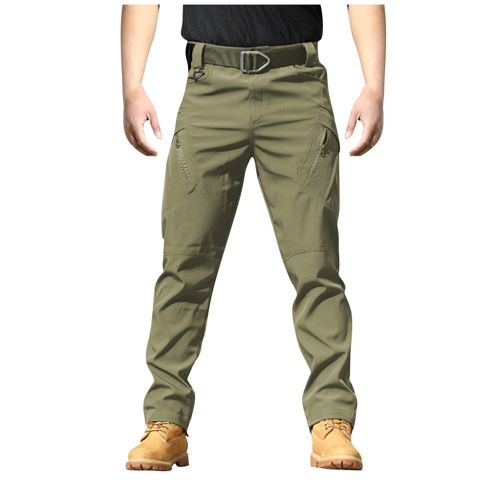 JULMCOMO Men's Hiking Tactical Pants Rip-Stop Military Combat Cargo ...