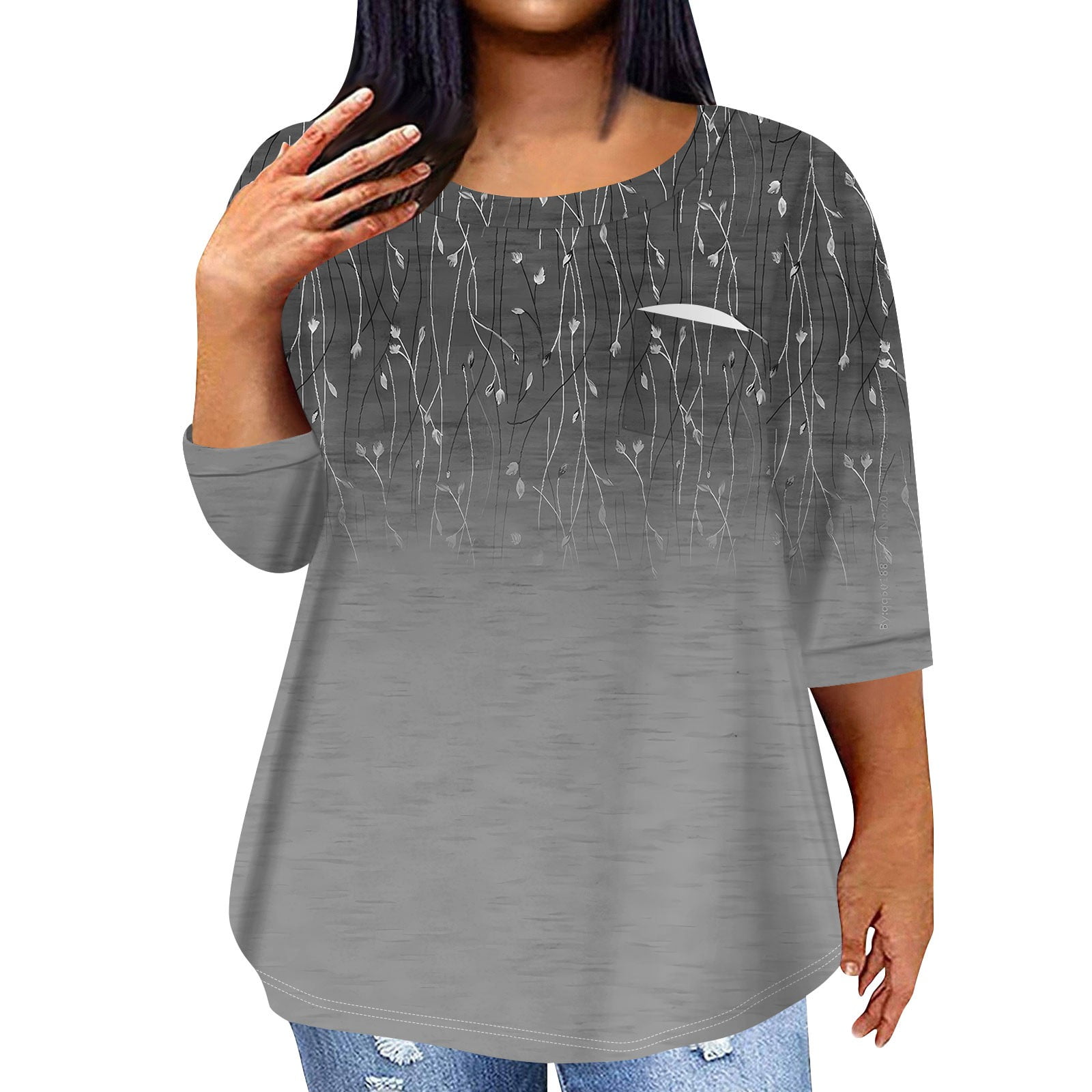 JULMCOMO Plus Size Tops for Women Dressy Summer Tunic Spring Tops ...