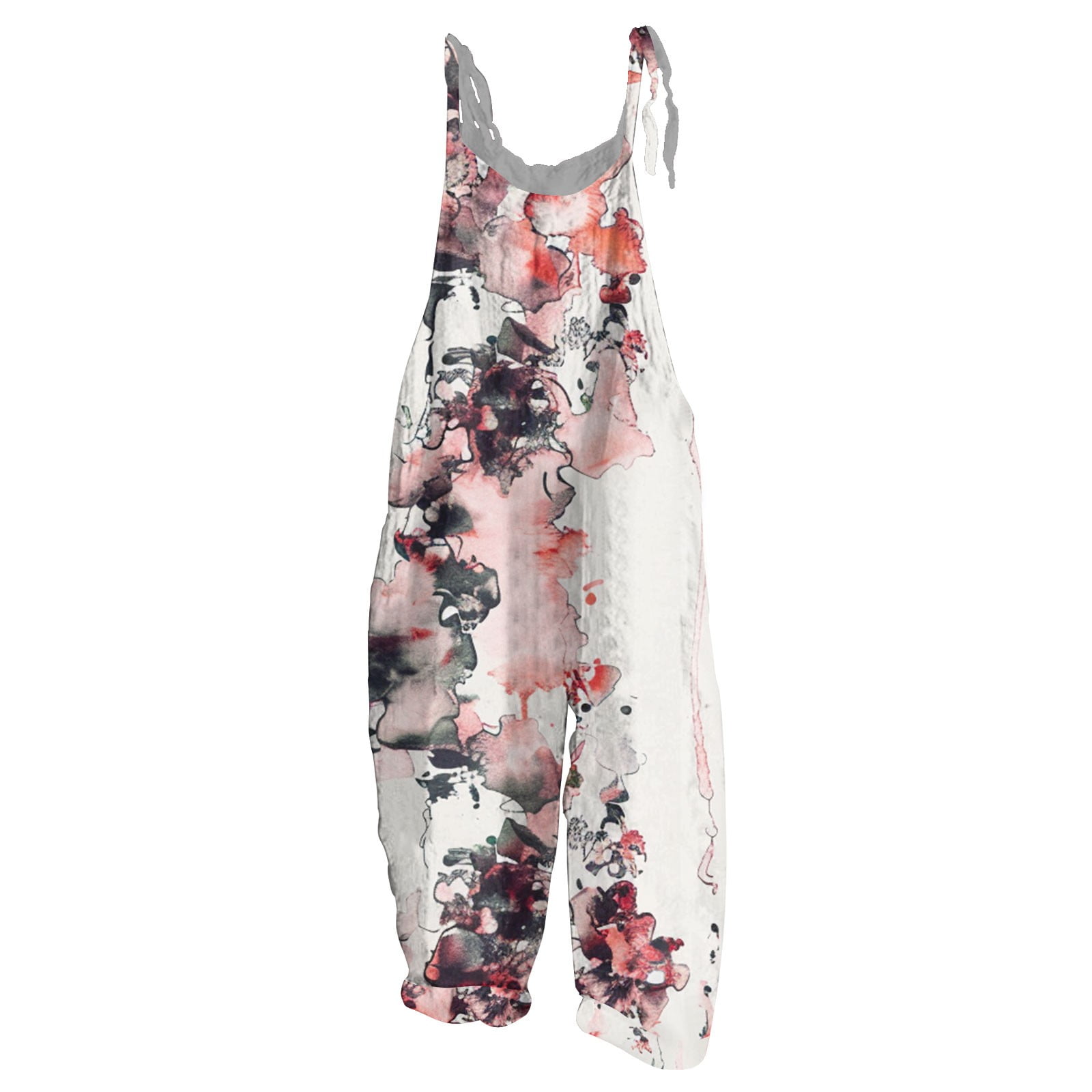 JULMCOMO Spring Jumpsuits for Women 2024 Fashion Baggy Overalls Harem ...