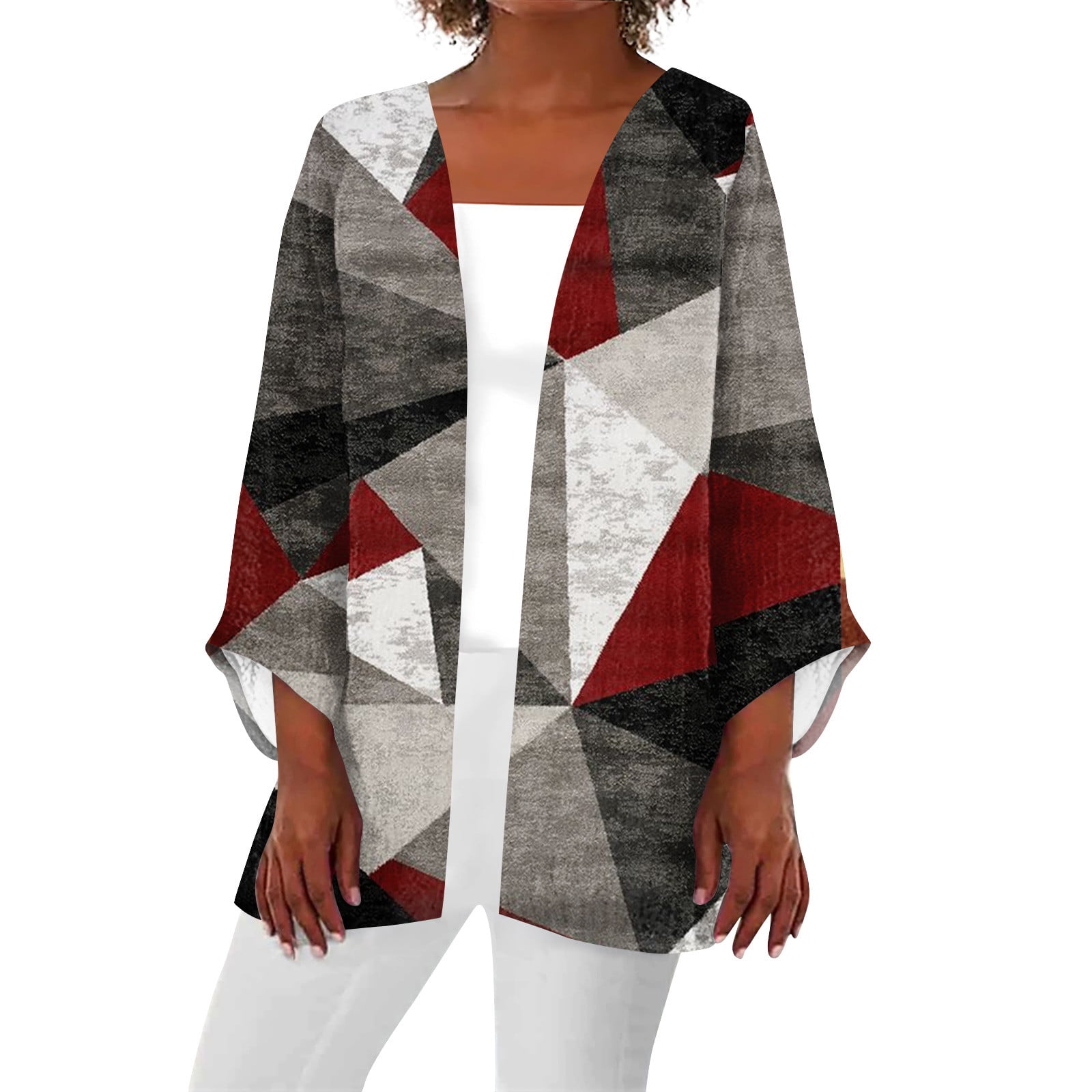 JULMCOMO Summer Cardigan for Women Casual Boho Cover Up Long Sleeve ...