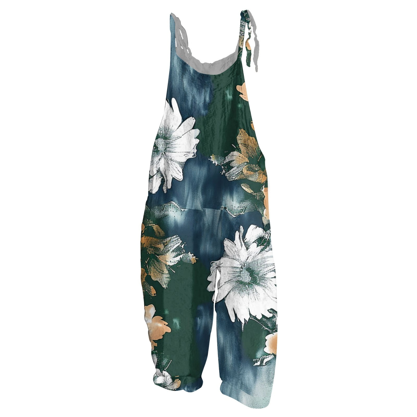 JULMCOMO Women's Jumpsuits & Overalls Casual Plus Size Romper Harem ...