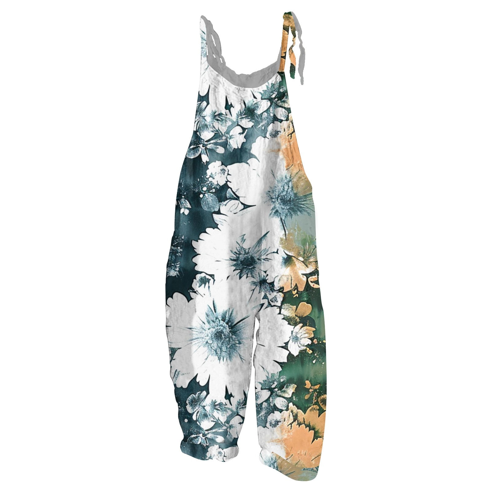 JULMCOMO Women's Jumpsuits & Overalls Dressy Casual Romper Harem Wide ...